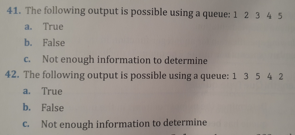 Solved The following code segment (used for Exercises 41 and | Chegg.com