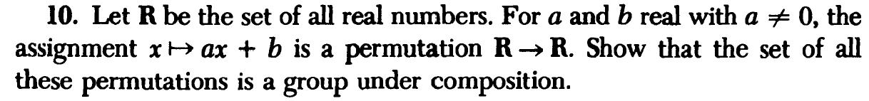 Solved Let R ﻿be the set of all real numbers. For a and b | Chegg.com