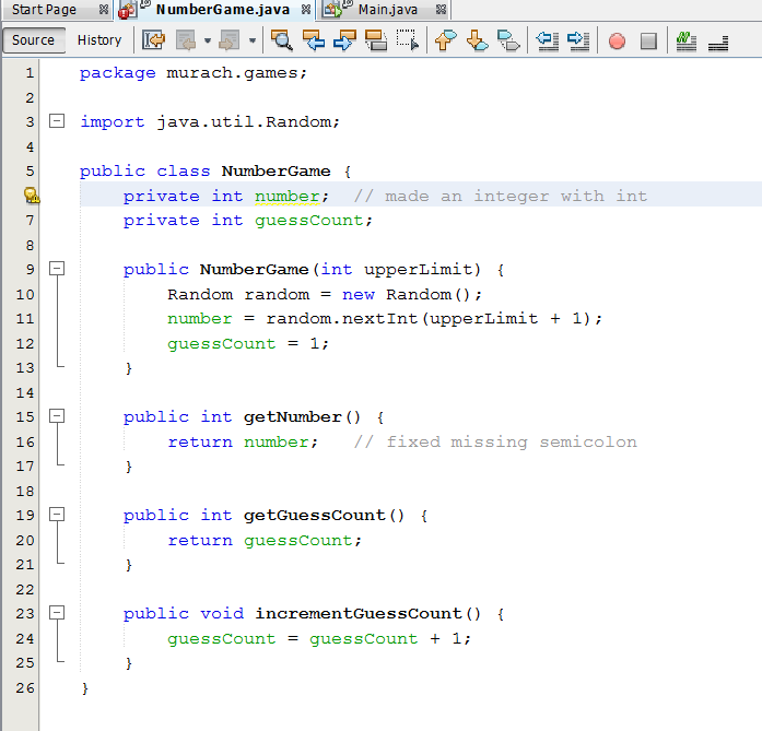 Solved Debug the Number Guessing Game I'm having a problem | Chegg.com