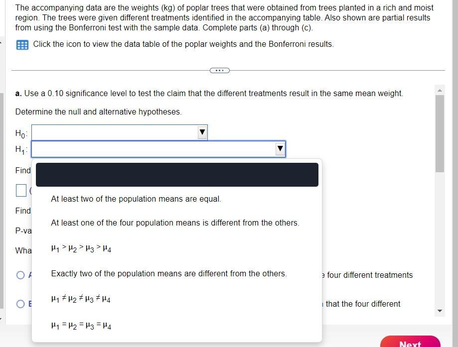Solved The accompanying data are the weights (kg) of poplar | Chegg.com