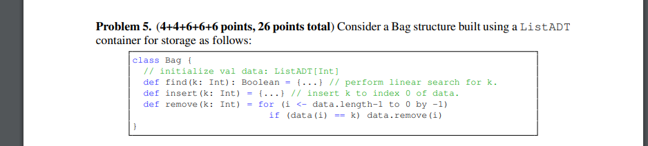 Solved Problem 5. (4+4+6+6+6 points, 26 points total) | Chegg.com