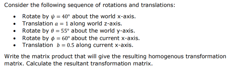 Solved . Consider the following sequence of rotations and | Chegg.com