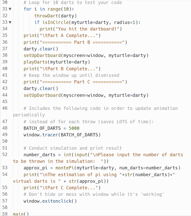 Solved Part A Approximating the Value of Pi Almost everyone | Chegg.com