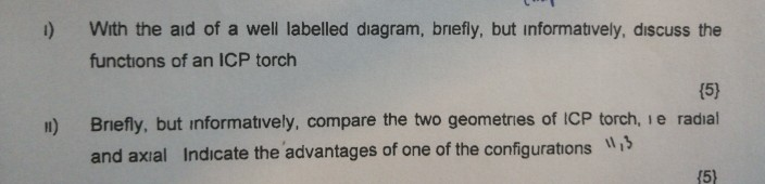 Solved 1) With the aid of a well labelled diagram, briefly, | Chegg.com