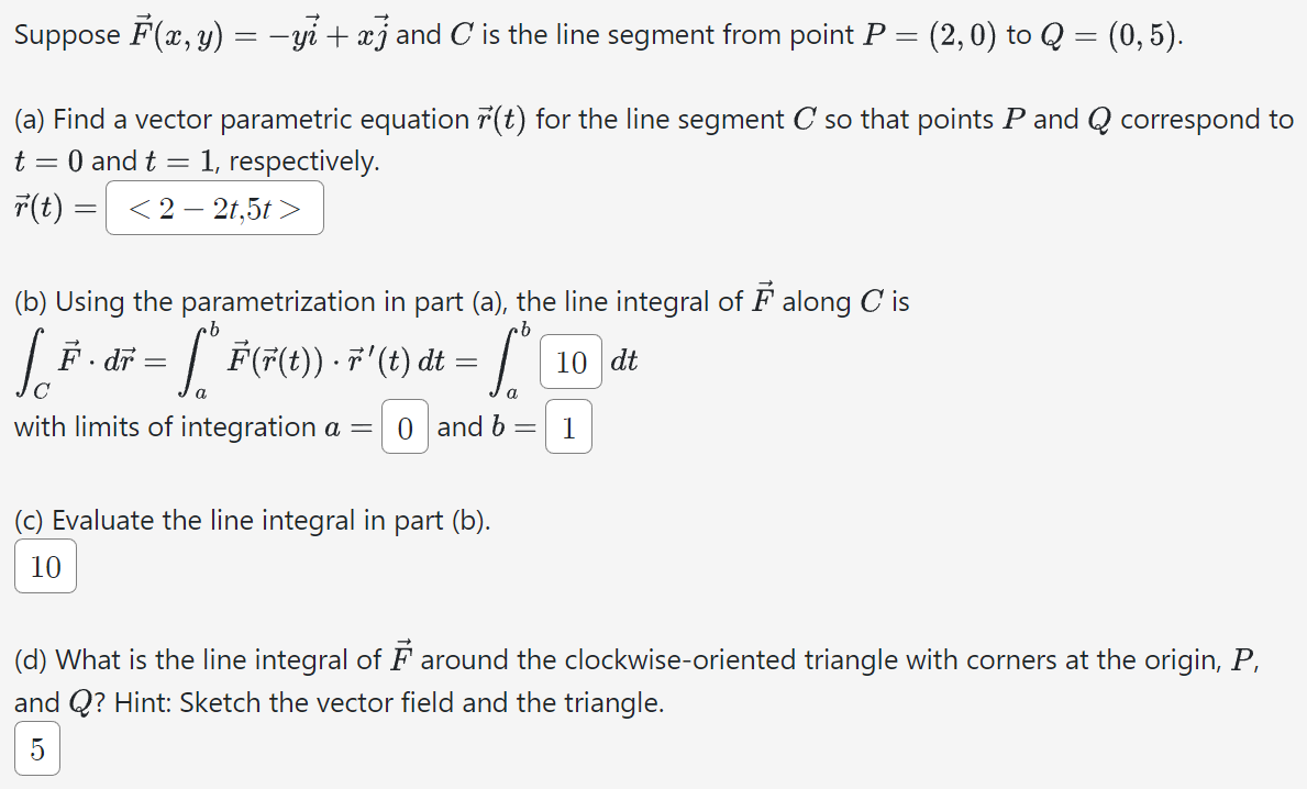 Solved Suppose F(x,y)=−yi+xj and C is the line segment from | Chegg.com