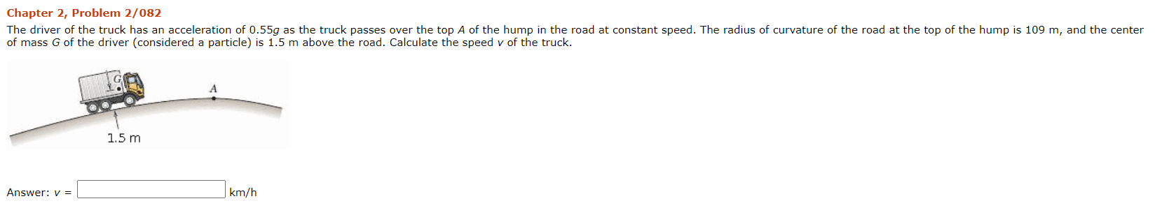 Solved Chapter 2, Problem 2/082 The driver of the truck has | Chegg.com