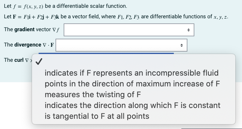 Solved Let f=f(x,y,z) be a differentiable scalar function. | Chegg.com