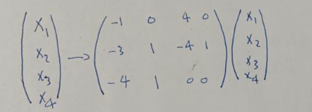 Solved let f : R4 --> R3 be an R-linear map defined by a) | Chegg.com
