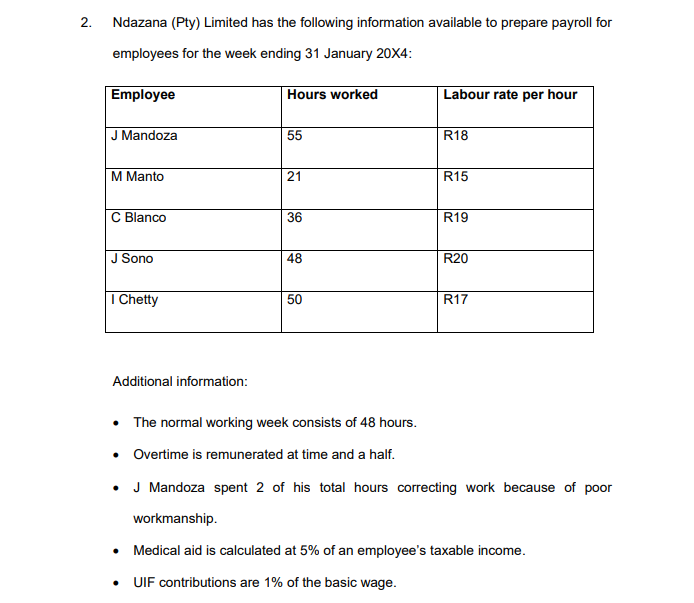 Solved • PAYE is 18% of taxable income. • Pension is 7.5% of | Chegg.com