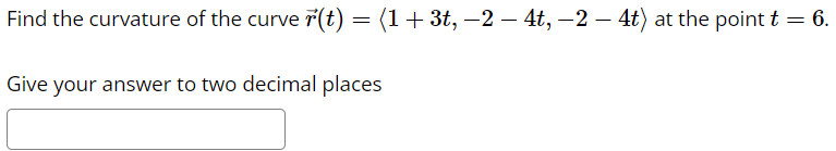 Solved Find The Curvature Of The Curve