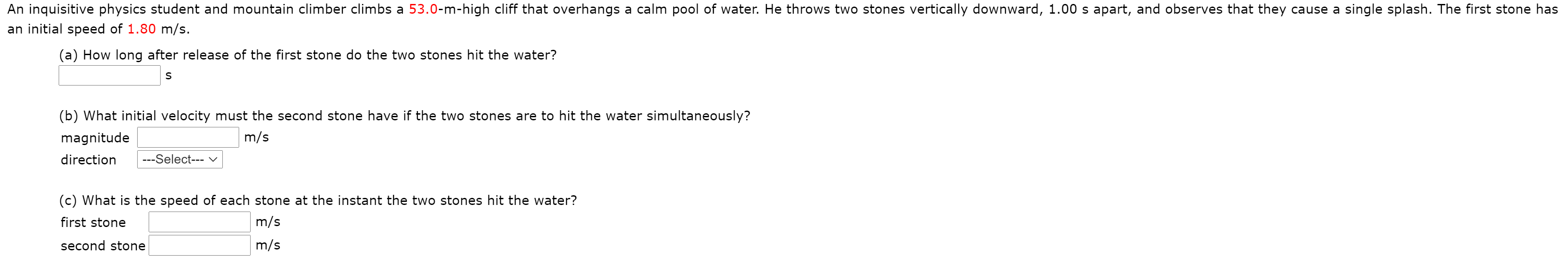 Solved An inquisitive physics student and mountain climber | Chegg.com