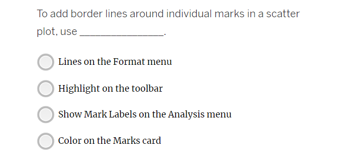 Solved To add border lines around individual marks in a | Chegg.com