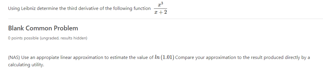 Solved Using Leibniz determine the third derivative of the | Chegg.com