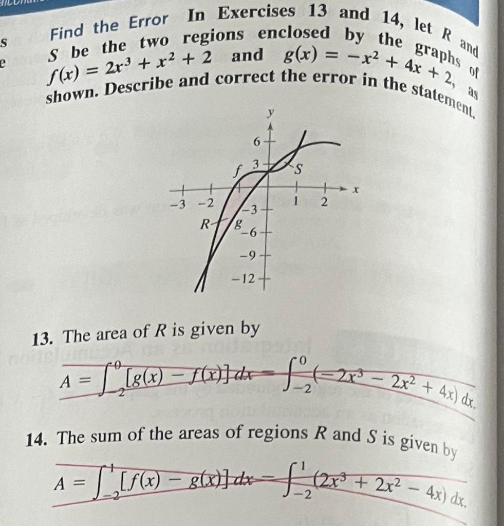 Solved Find the Error In Exercises 13 and 14, let R S be the | Chegg.com