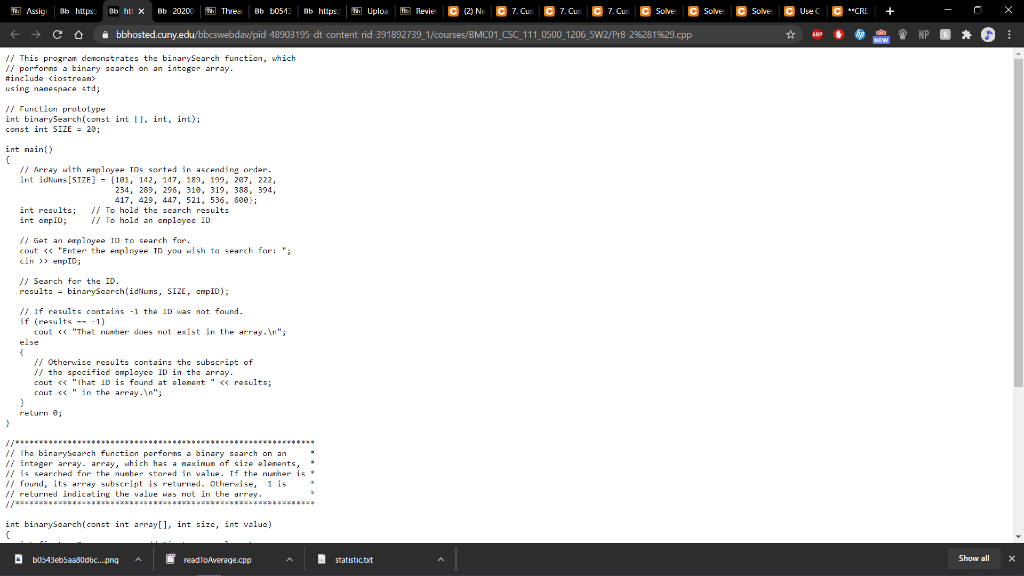 Solved Attached Files: C++ Coding Pr8-8.cpp (718 B) | Chegg.com