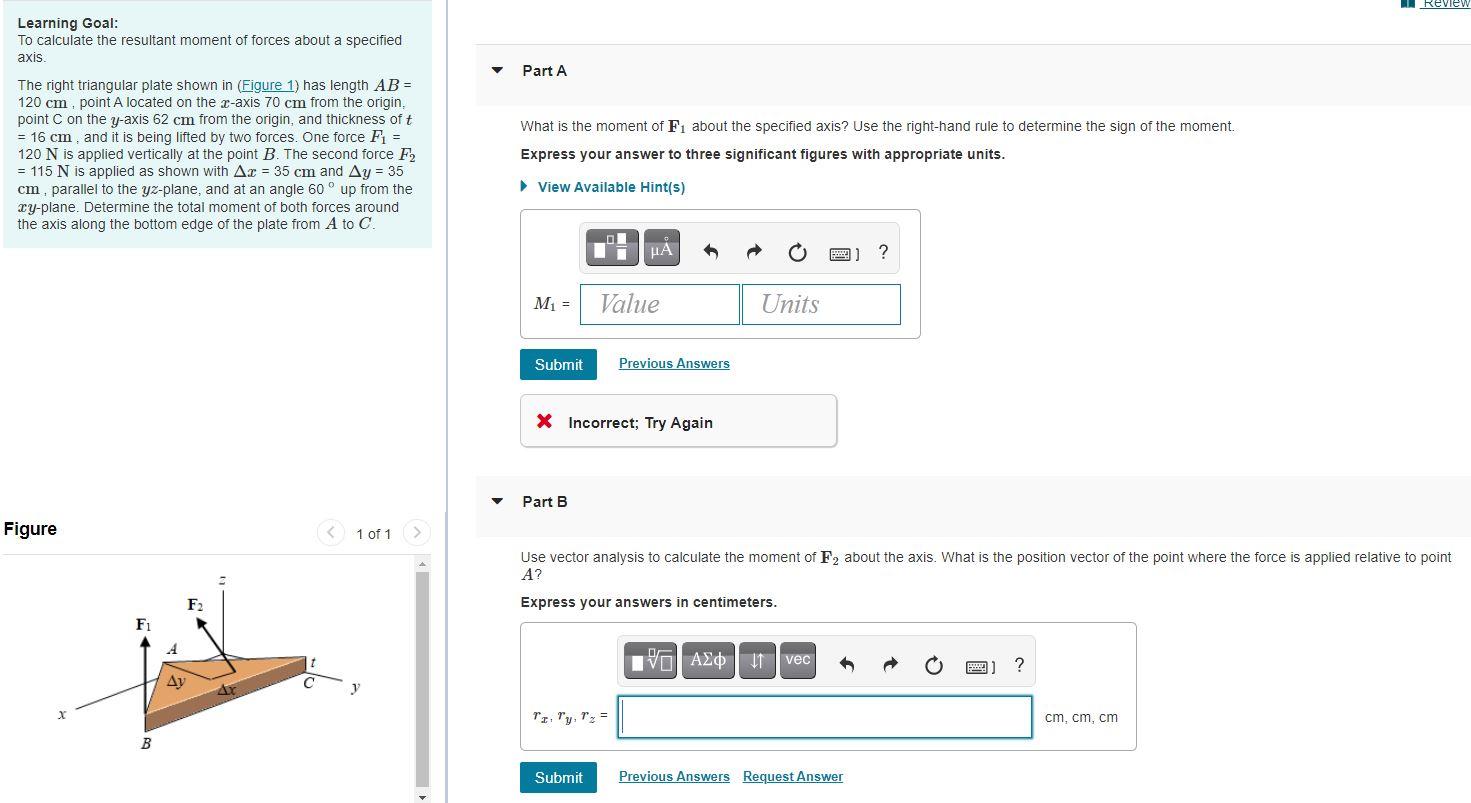 Solved Review Learning Goal: To calculate the resultant | Chegg.com