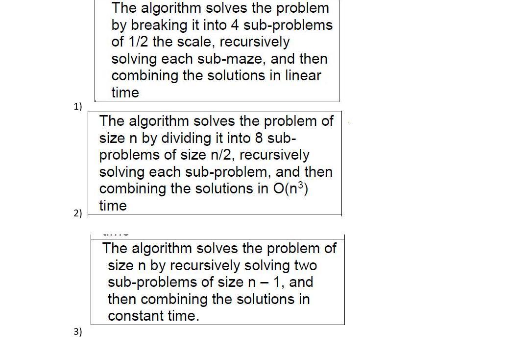 Solved Q1: Find the complexity of the following blocks of | Chegg.com