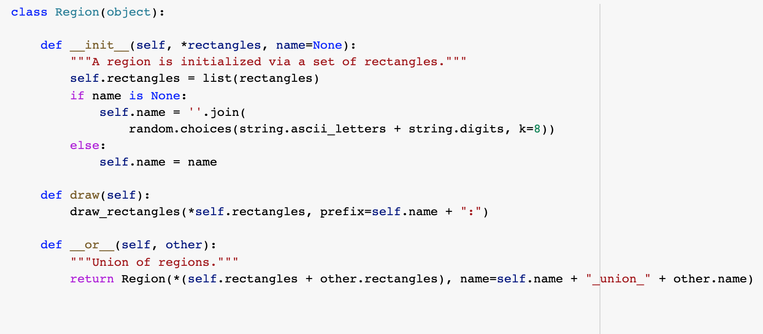 Import String Class Rectangle Object Def Init