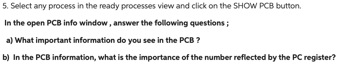 Solved In this activity, its a process scheduling Round | Chegg.com