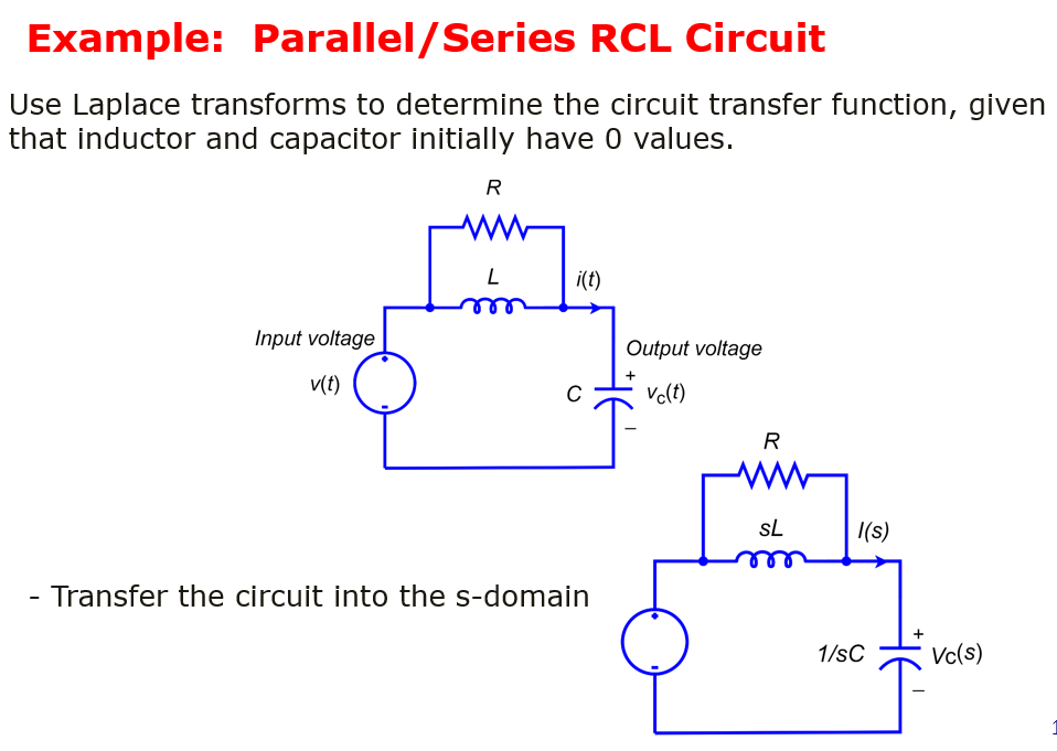Solved Use Laplace transforms to determine the circuit | Chegg.com