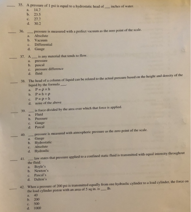 solved-35-a-pressure-of-1-psi-is-equal-to-a-hydrostatic-chegg