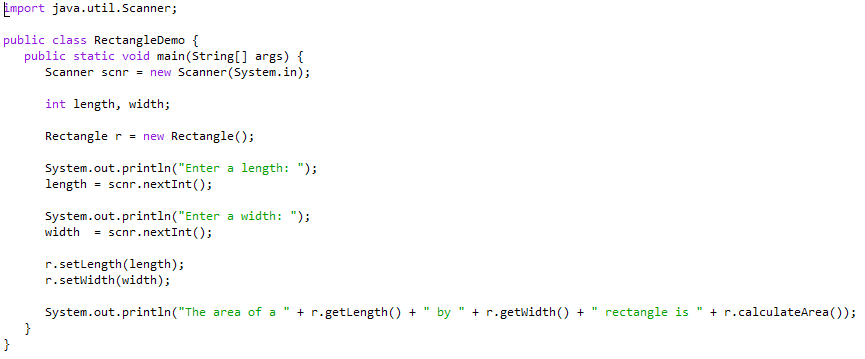 Solved The Rectangle class is provided in the template. | Chegg.com
