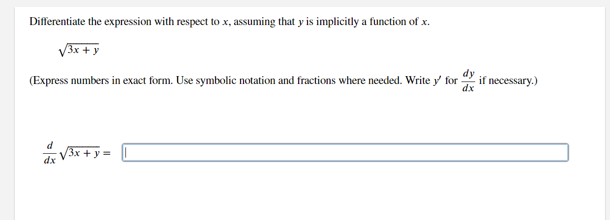 Solved Differentiate the expression with respect to x, | Chegg.com