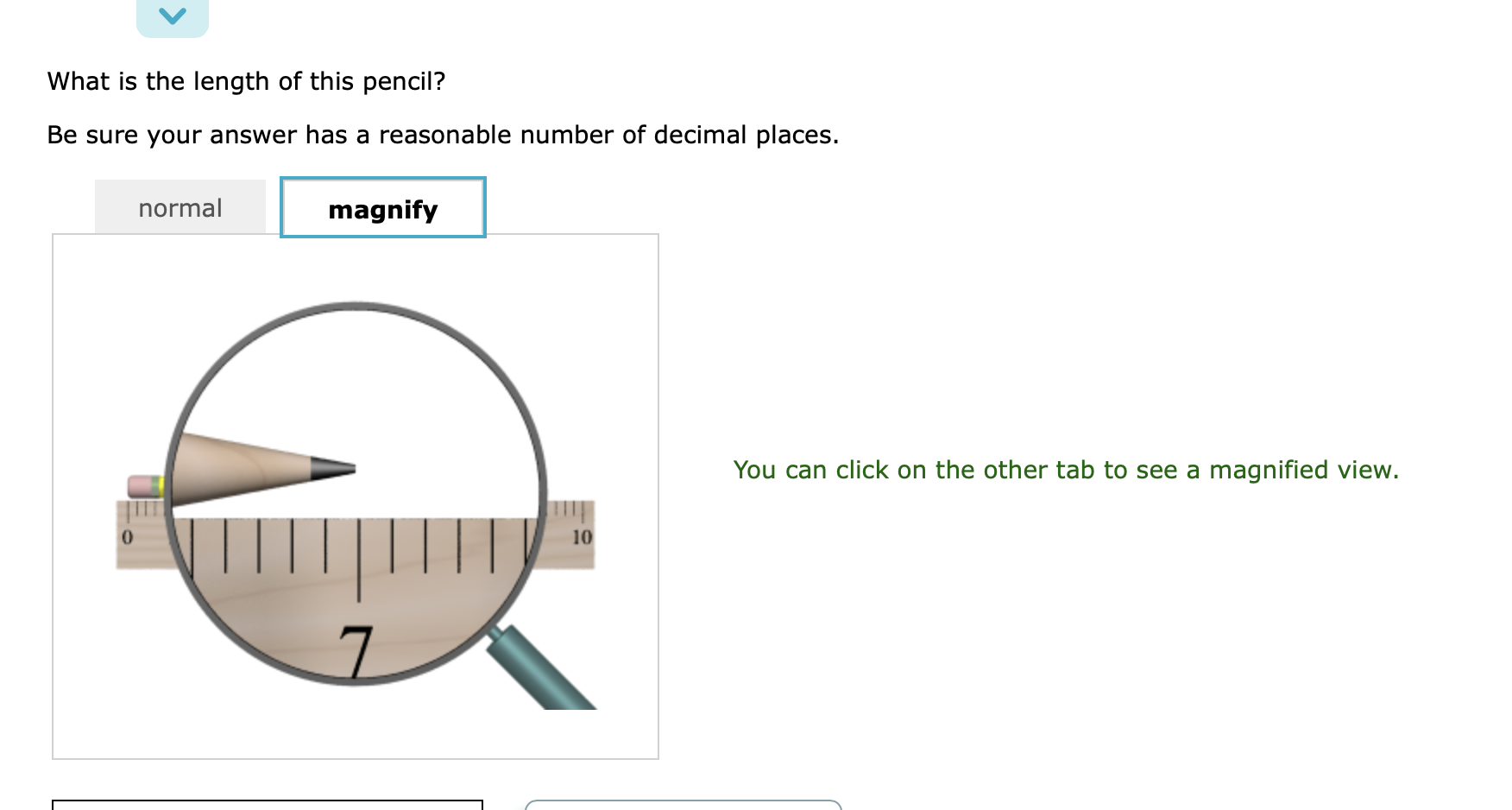 Solved O MEASUREMENT Reading a measurement from an analog | Chegg.com