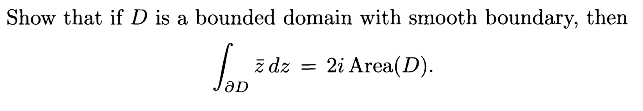 Solved Show that if D is a bounded domain with smooth | Chegg.com