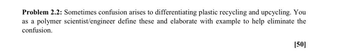 Solved Problem 2.2: Sometimes confusion arises to | Chegg.com
