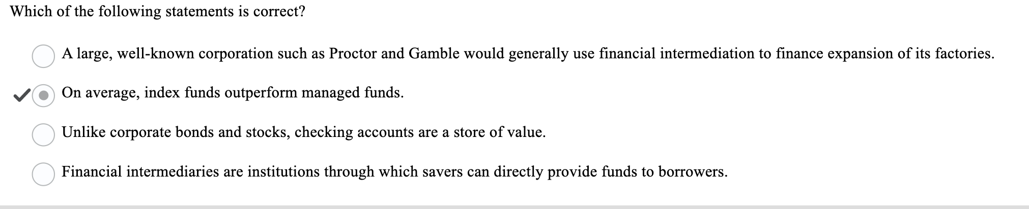 Solved Which of the following statements is correct? A | Chegg.com