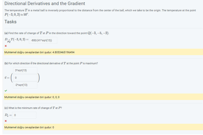 Solved Directional Derivatives and the Gradient The | Chegg.com