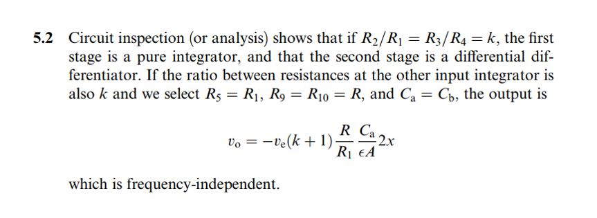 5.2 A given differential capacitive sensor is | Chegg.com