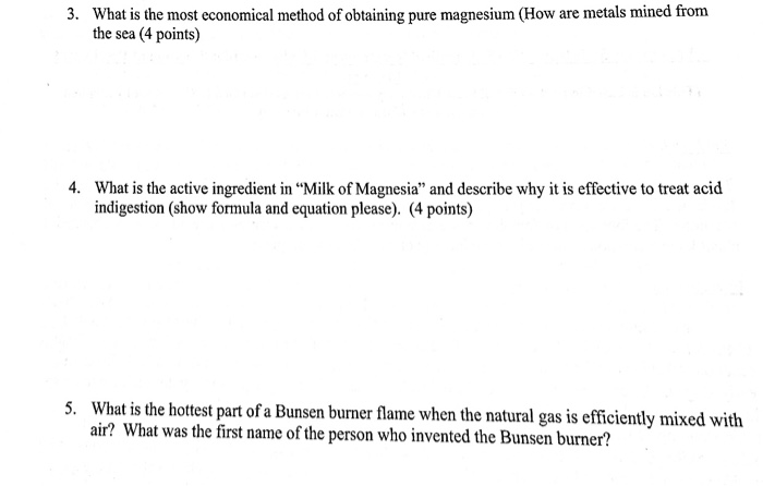 Solved What is the most economical method of obtaining pure | Chegg.com
