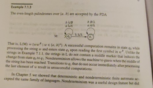 Solved Example 7 1 3 The Even Length Palindromes Over A B