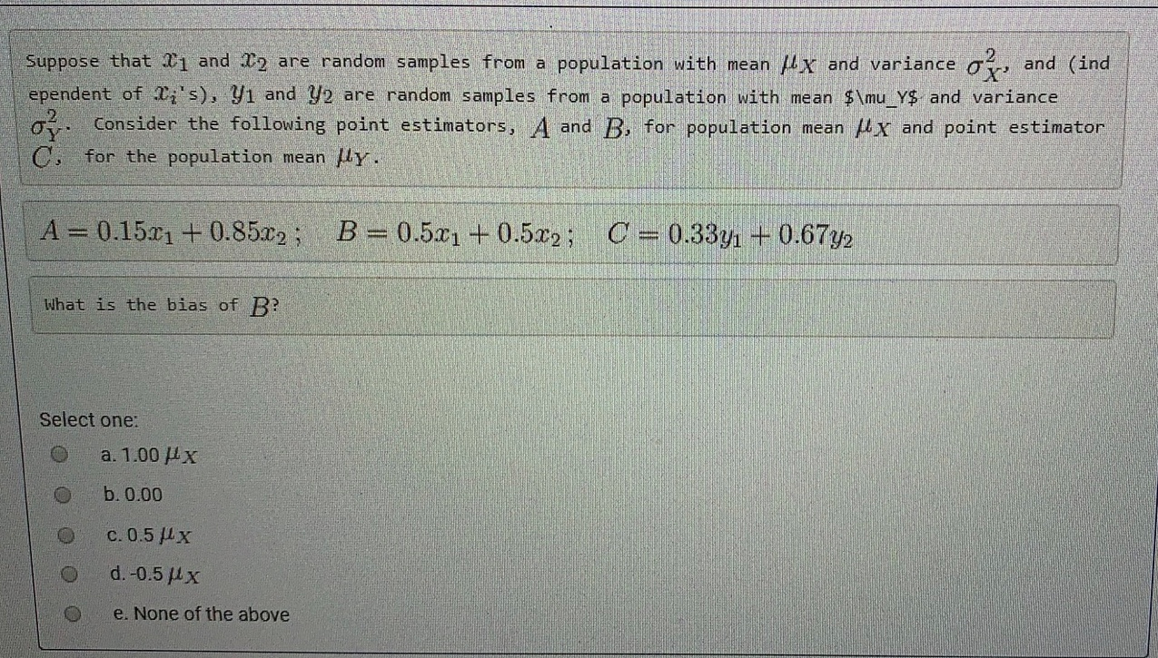 Solved Suppose that Xi and X2 are random samples from a | Chegg.com