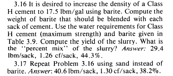 Solved 3.16 It is desired to increase the density of a Class | Chegg.com