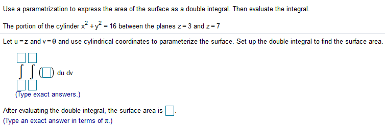 Solved 1 Find a parameterization of the cap cut from the | Chegg.com