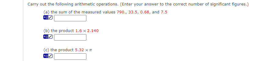 Solved Carry out the following arithmetic operations. (Enter | Chegg.com