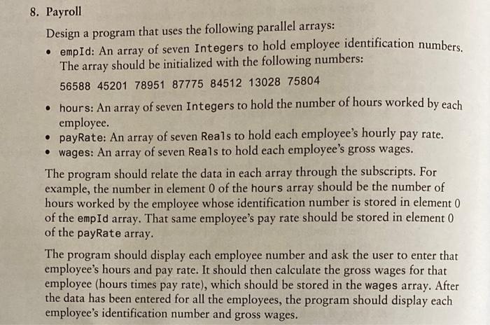 Solved Lottery Number Generator Design a program that | Chegg.com