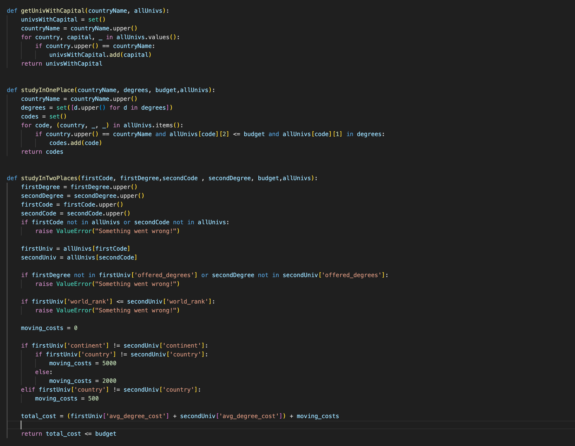 Solved Please fix my code. I am attaching a screenshot of my | Chegg.com