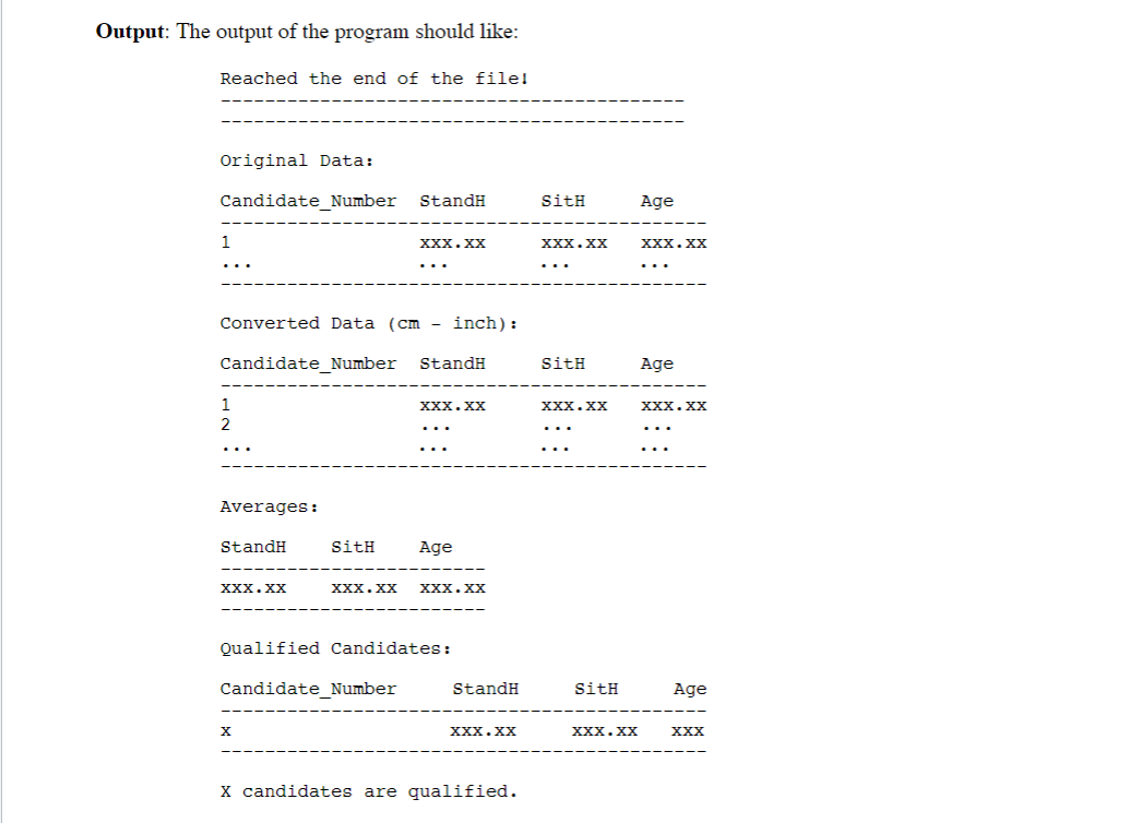 Solved Program Description Write A C Program To Select 3052