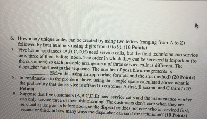 Solved How many unique codes can be created by using two | Chegg.com