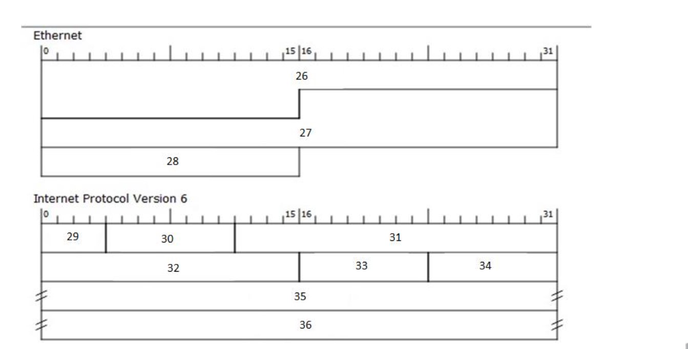 Solved Name the IPv6 Packet Header Name the parts in order | Chegg.com