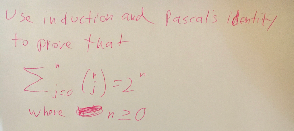 Solved Use induction and Pascal's identity to prove that () | Chegg.com