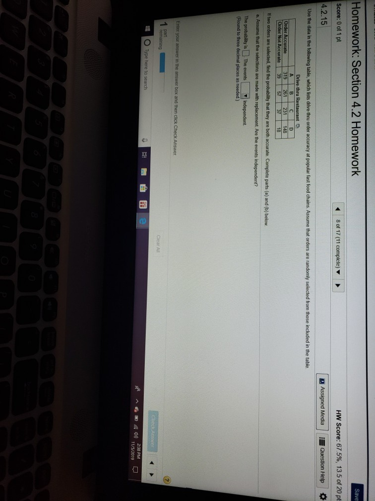 Solved Save Homework Section 4 2 Homework Score 0 Of 1 Pt