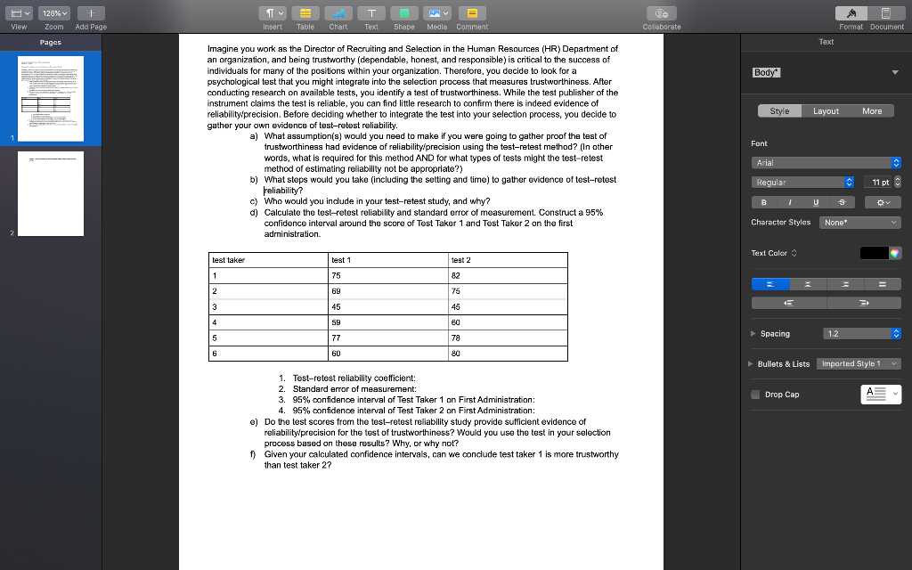 125% 1 + Zoom Add Page Pages T Chart Text E Format | Chegg.com
