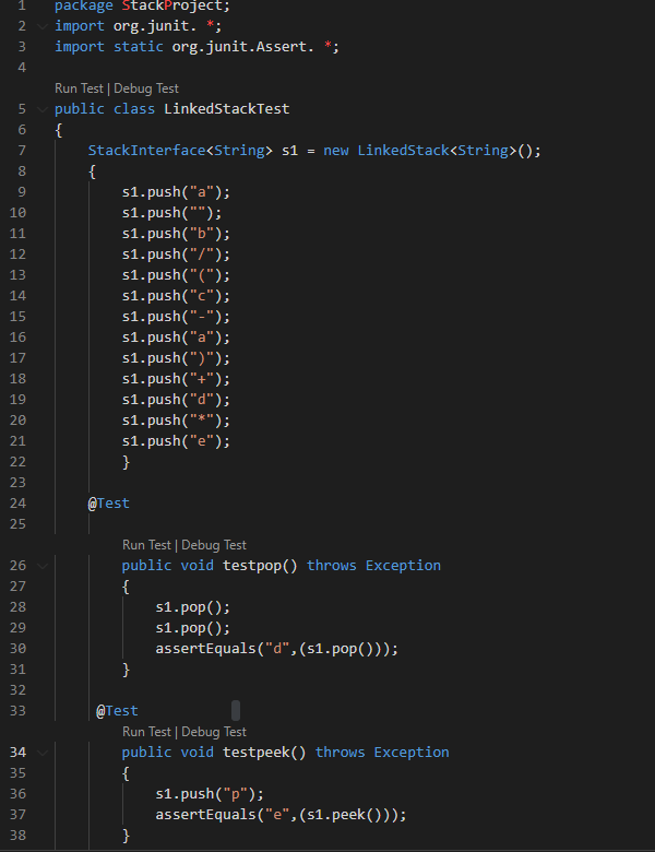 I need help with writing the JUnit test for | Chegg.com