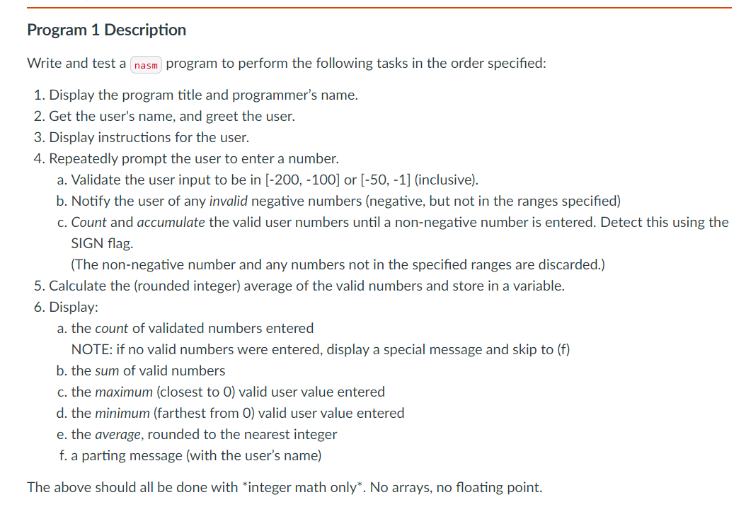 Solved This is a 4 part question and you have to write and | Chegg.com