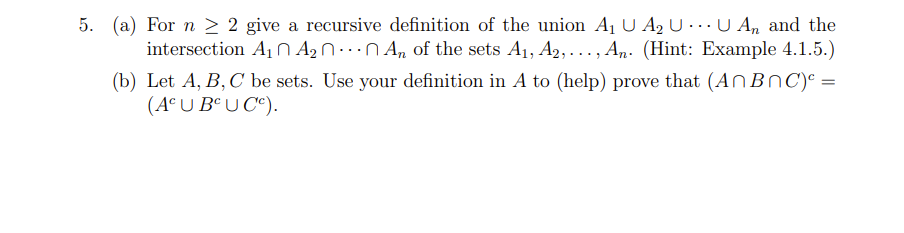 Solved Please help with 5 a) and b) in discrete math/logical | Chegg.com